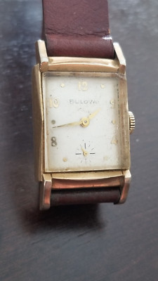 VINTAGE MENS BULOVA WRIST WATCH CALIBER 7AA KEEPING TIME | eBay