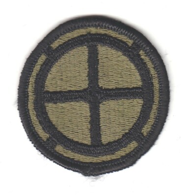 Army Patch: 35th Infantry Division - subdued, merrowed edge | eBay