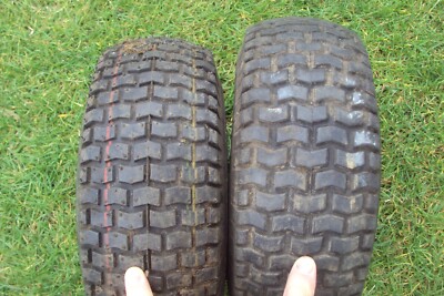 MTD Lawnflite ride on mower front wheels and tyres. Postage available ...