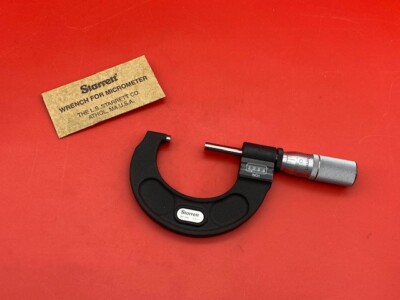 Starrett T216XFL-2 Digital Outside Micrometer 1-2" Carbide Faces IN ...
