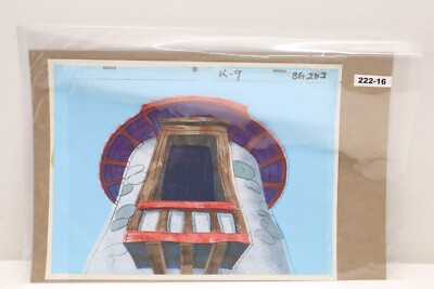 Original Hand Painted Animation Production Cel & Painted Background ...