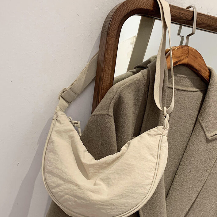 Lady Women's Small Crescent Bag Shoulder Bags Crossbody Bag Adjustable ...