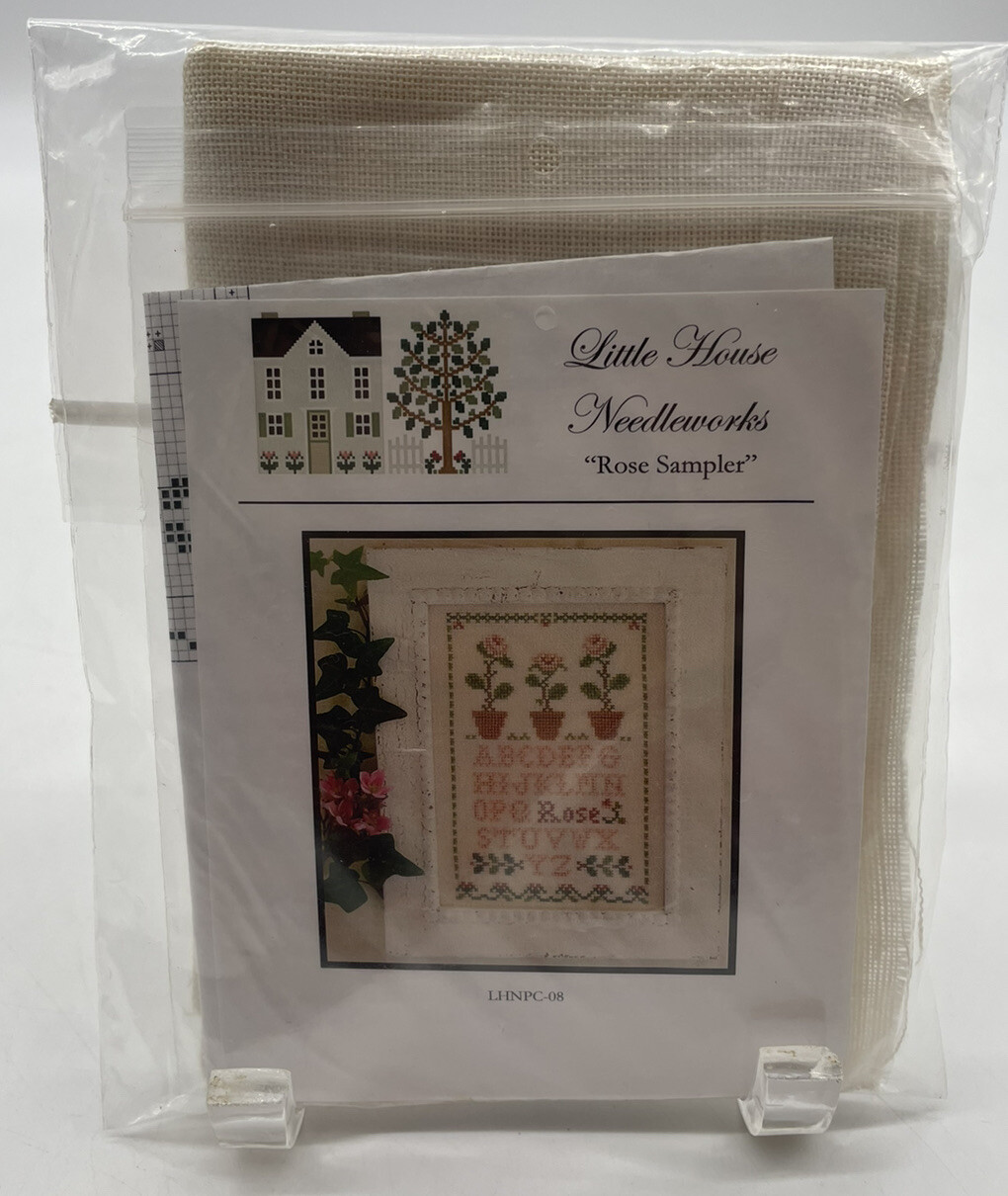 Little House Needleworks “Rose Sampler” Cross Stitch Kit | eBay