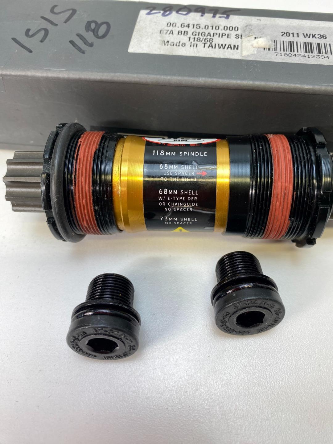 TRUVATIV Giga Pipe Team SL 68 68e X 118mm Isis Bottom Bracket for sale online | eBay