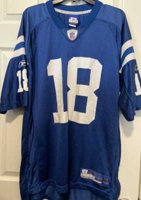 Indianapolis Colts NFL Men's Jersey #18 Peyton Manning XL Team Color ...