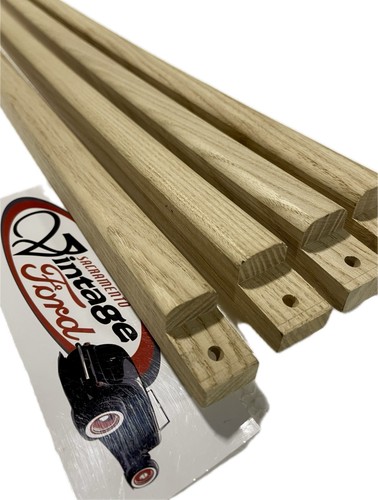 Set of 4 Model A Ford Top Wood Roof Ribs Bows 1928 1929 Closed Cab ...