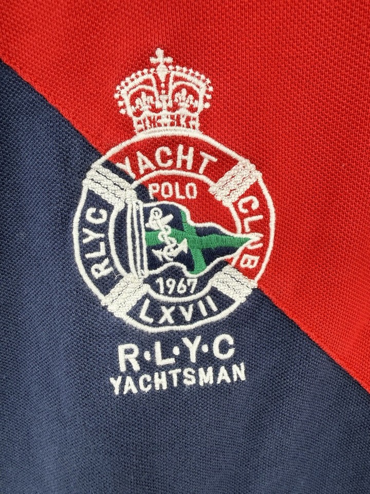 Polo Ralph Lauren Polo Shirt Men’s 3XB Blue Red Big Pony Classic Fit ...