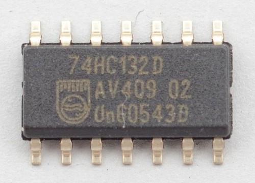 Lot of 10 74HC132 Quad 2-input NAND Gate w/Schmitt Trigger Input SO14 ...