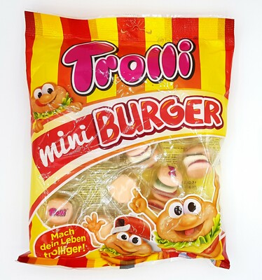 4x bags Trolli Mini Burgers gummy candy 🍬 TRACKED SHIPPING | eBay