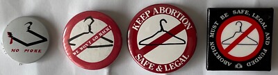 Abortion Rights Women's Rights political buttons pins protest legal lot ...
