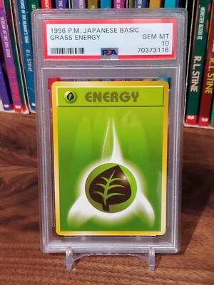 1996 POKEMON JAPANESE BASIC GRASS ENERGY PSA 10 GEM MINT BASE SET | eBay