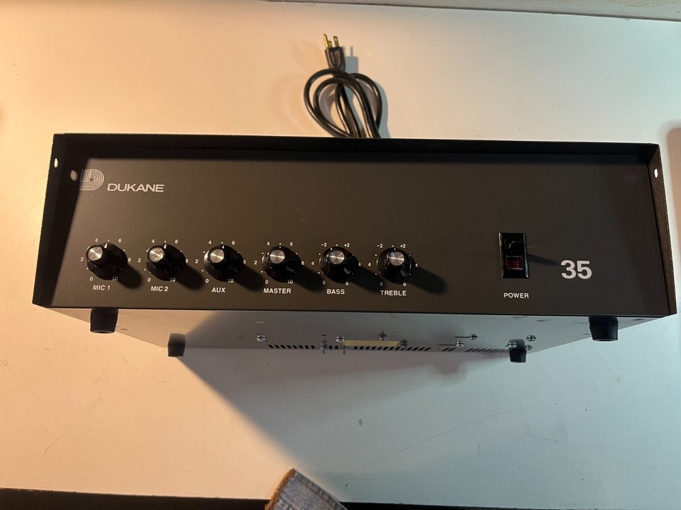 Dukane Model 1A1335 Vintage 1980 Amp Power 35 Watt | eBay