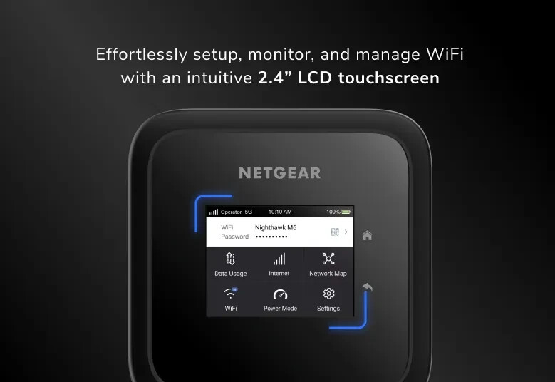 Netgear Nighthawk M6 Pro 5G (MR6400) WiFi Mobile Hotspot Router, Boost ...