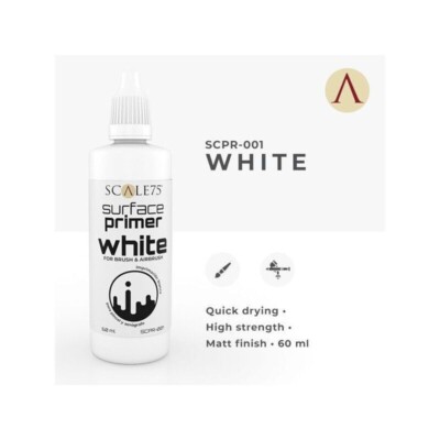 Scale75 Primer Surface Black or White 60ml brush or airbrush | eBay Australia