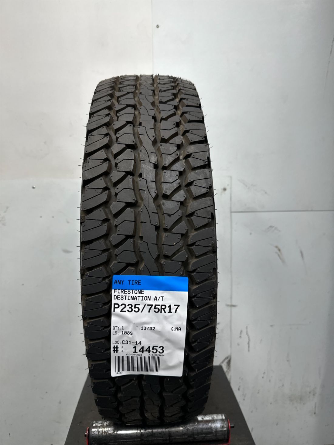 1 Firestone Destination A/T Used Tire P235/75R17 2357517 235/75/17 13 ...