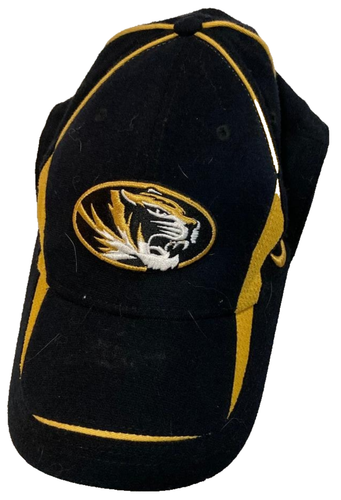 Nike Team Black Missouri Mizzou Tigers Stretch Fit Baseball Cap Adult ...