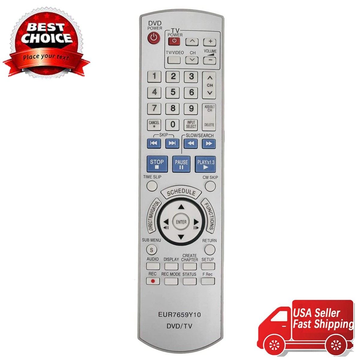 Panasonic Vcr Dvd Remote Replacement