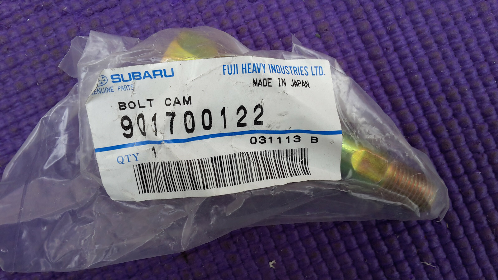 Genuine Original Subaru Bolt Cam P/N:901700122 | eBay Australia