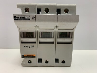 COOPER BUSSMANN 600VAC 30AMP FUSE HOLDER CH30J3I | eBay