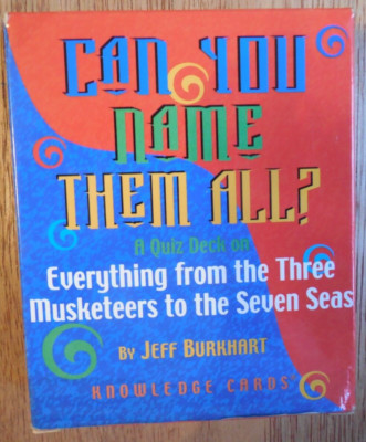 NEW Pomegranate "Can You Name Them All?" Quiz Deck Knowledge Cards | eBay