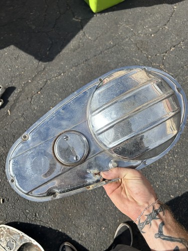 Harley Sportster Ironhead Ribbed Tin Primary Cover XLCH 900 K Model ...