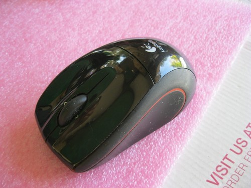 Logitech M505 Black Wireless Laser Mouse M-RBY125 w/ USB Nano Receiver ...