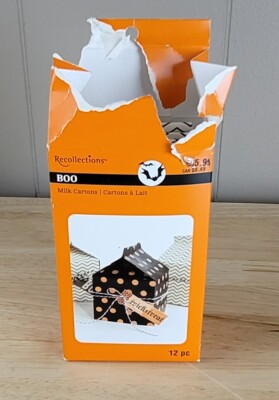 Recollections FALL/HALLOWEEN MILK CARTON #480055 10 Pack NIP | eBay
