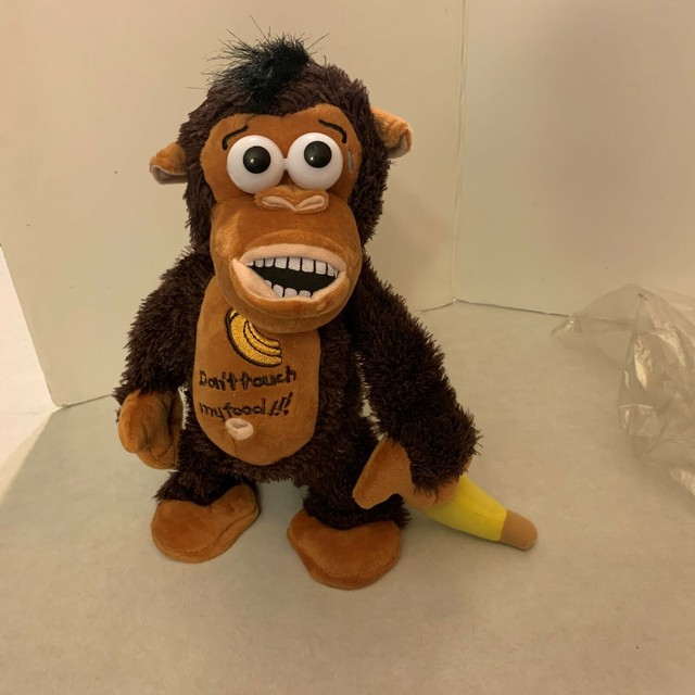 Jobar Raging Monkey - Plush - Bananas - Talking Toy | eBay