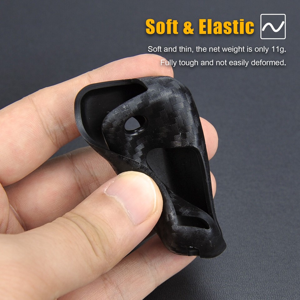 Carbon Fiber Flip Key Fob Case Cover Holder For VW Golf 6 Passat B7 ...