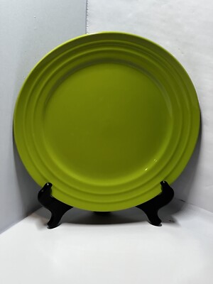 Rachael Ray Double Ridge Green Dinner Plate 11” Excellent Used ...
