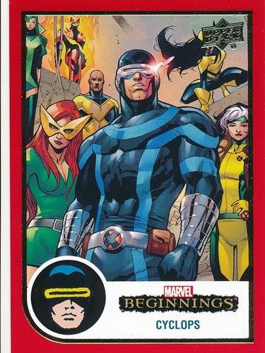 #16 CYCLOPS 2022(2023) Upper Deck Marvel Beginnings RED X-MEN | eBay