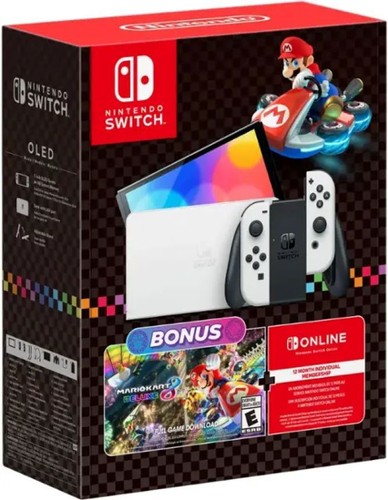 Nintendo Switch OLED Model - Mario Kart 8 Deluxe Bundle - Multi | eBay