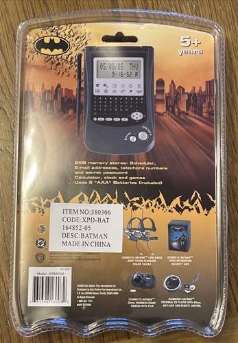 Vintage Batman PDA Personal Digital Assistant Pocket Organizer New ...