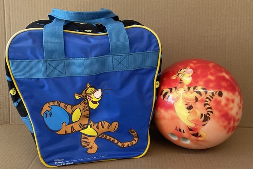 Brunswick Disney TIGGER Orange 8# 10oz. Bowling Viz-A-Ball with Bag ...
