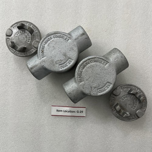 CROUSE HINDS CONDULET GUAC 24 3/4" Hub Lot of 2 | eBay