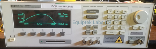 Tunable Laser Source 1508nm to 1642nm 1nm Resolution TESTED HP 8168F 2 ...