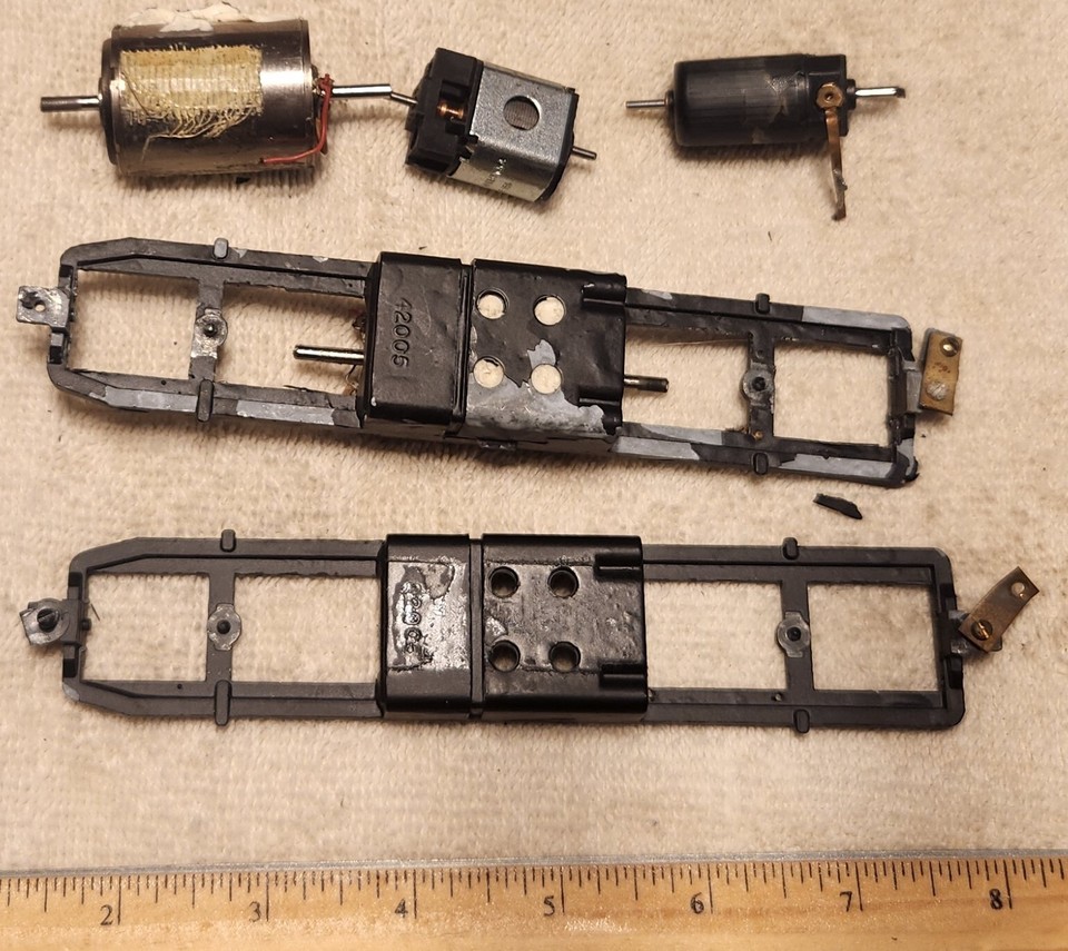 Athearn HO Train Parts – Two F7 Frames and Motors - Lot #479 – Used ...