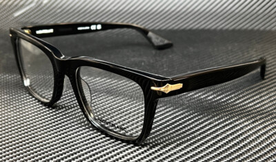 MONT BLANC MB0266O 001 Black Men's Medium 52 mm Eyeglasses | eBay