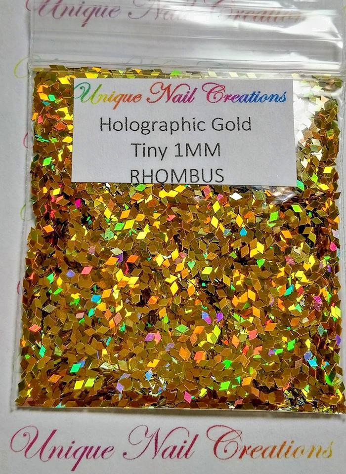Tiny 1MM~RHOMBUS Shape~Lazer Holo~Nail•Acrylic•Gel•Body Art•Face ...
