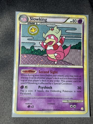 Slowking 12/123 Pokémon Rare Holo -2010 HeartGold SoulSilver | eBay