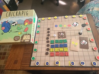 Chickapig Strategic Board Game Family Friendly Game For 2 or 4 Players ...