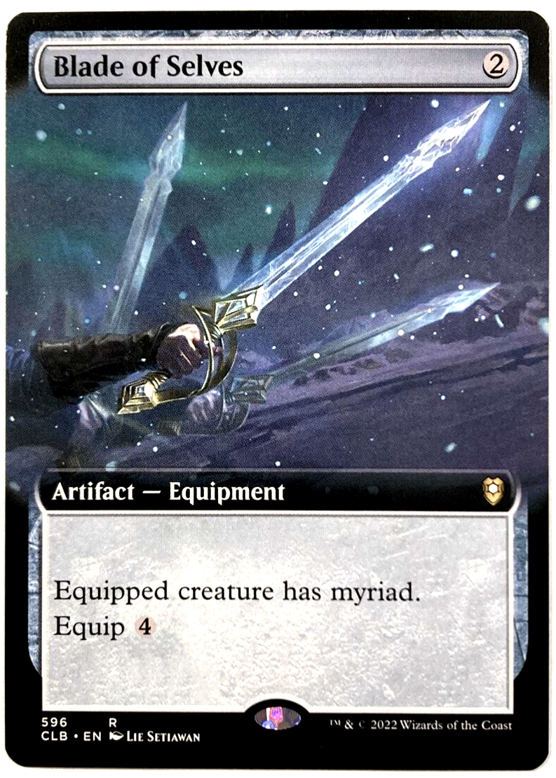 MTG Blade of Selves *EXTENDED ART* Commander Legends Baldur's Gate 596 ...