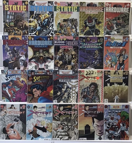 DC Milestone - Static, Xombi, Kobolt, Hardware Guilty, Superman - Lot ...