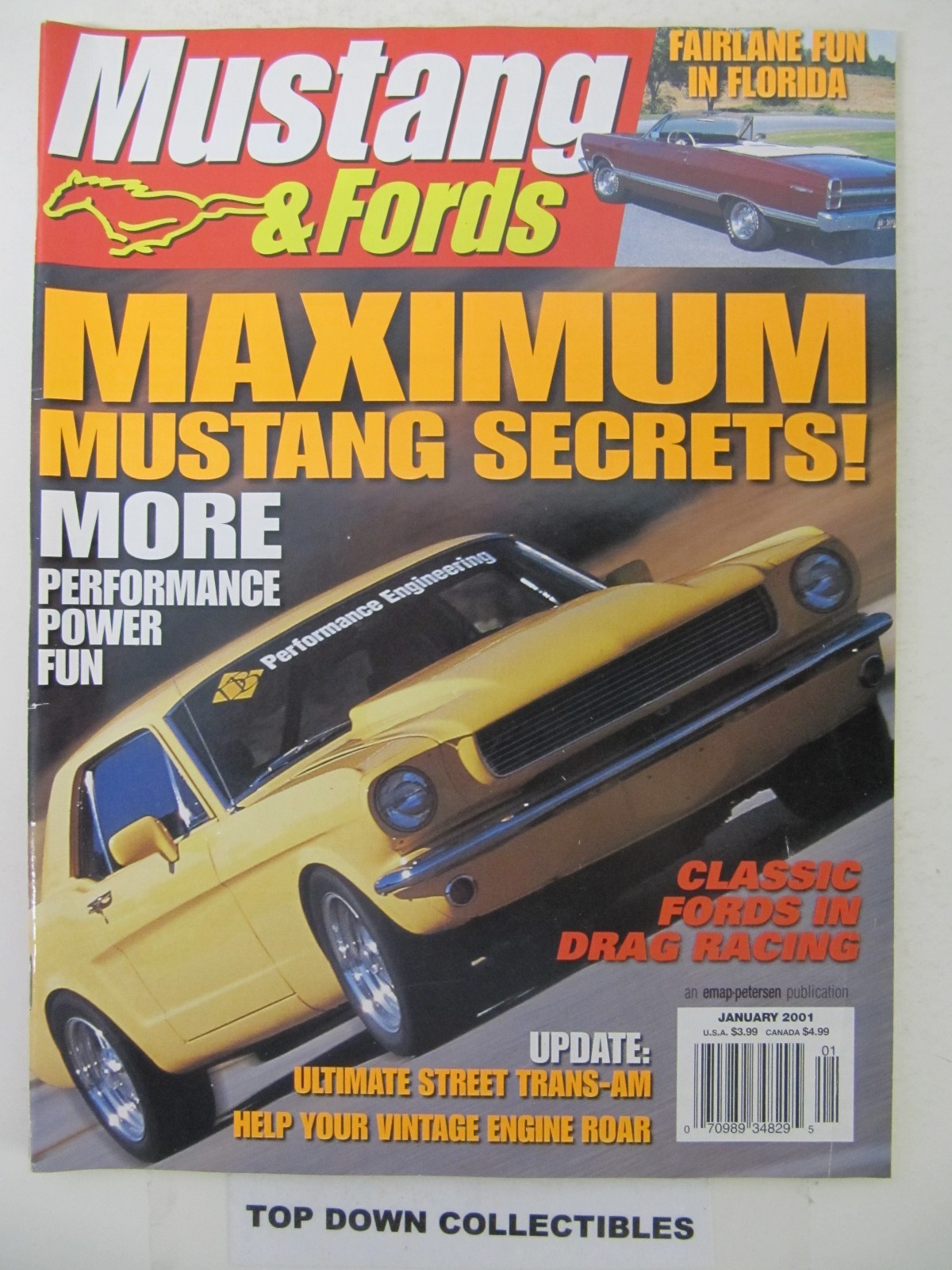 Mustang & Fords Magazine Jan. 2001 Fairlane Fun In Florida | eBay