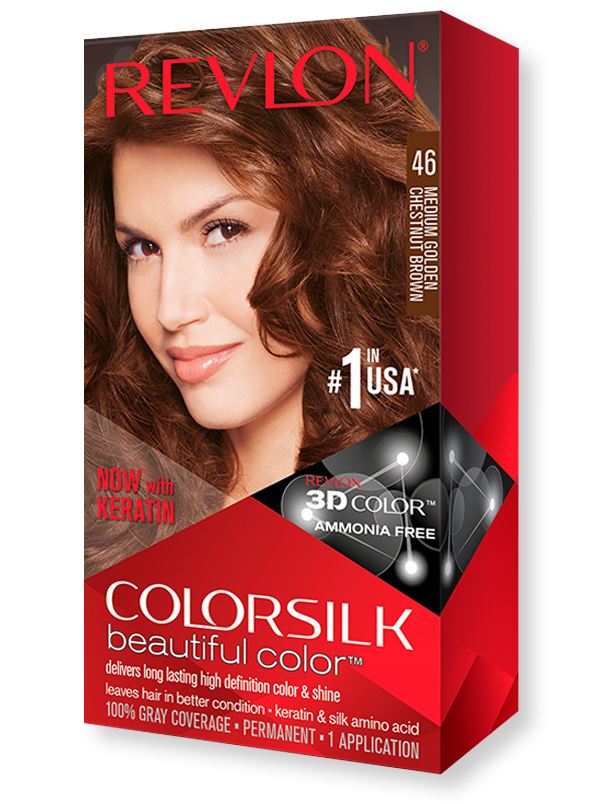Revlon ColorSilk Beautiful Permanent Hair Colour Dye (Select Shade + 2 ...