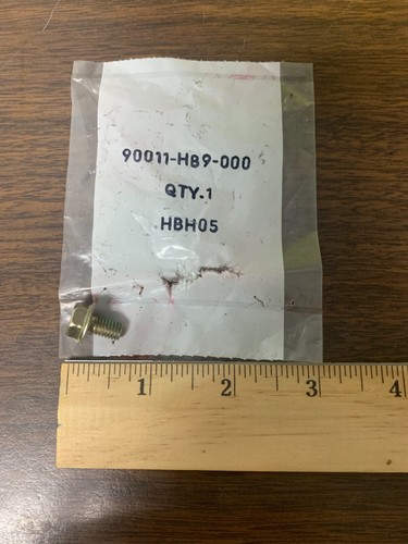 New OEM Honda Flange Bolt 6x10 TRX250R VTR1000F VF750C 90011-HB9-000 ...