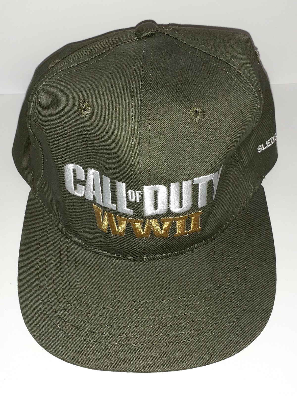 CALL OF DUTY WWII Earth green Snapback Cap Sledgehamm… - Gem