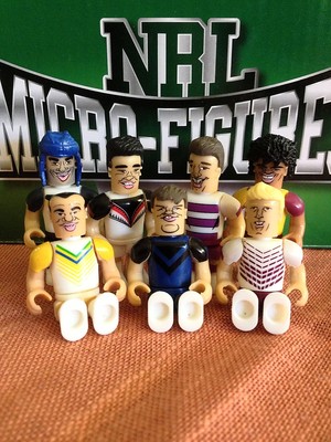 NRL 2015 Micro Figures Pick your Series1 RARE Away Jersey Players ...