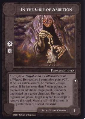 MECCG: In the Grip of Ambition [Mint/Near Mint] The White Hand Middle ...