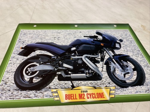 Buell 1200 M2 Cyclone 2000 Form Card Motorbike Passion Collection Atlas ...